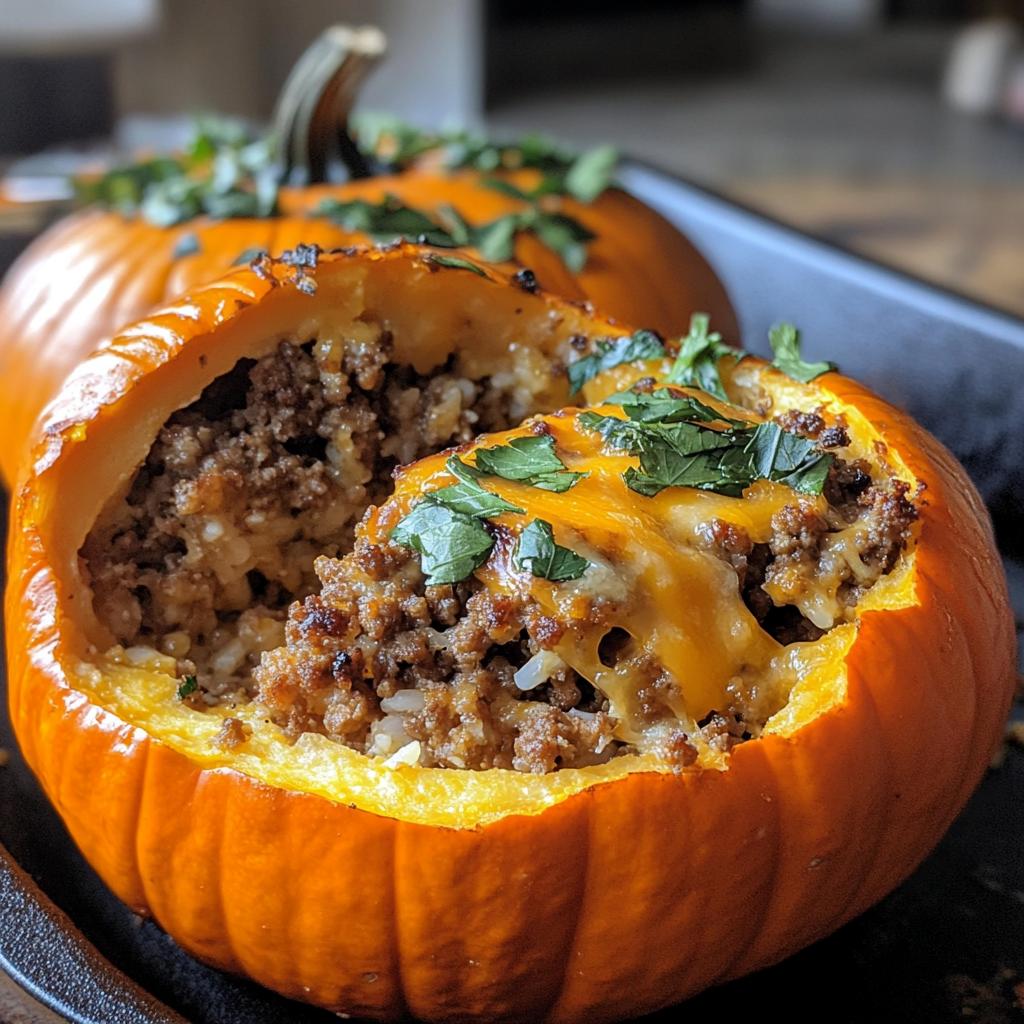 Savory Halloween Stuffed Pumpkins Recipe That Wows Guests - Wilingga Recipes