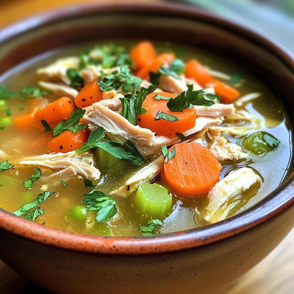 Hearty 4-Ingredient Homemade Chicken Soup for Ultimate Comfort ...